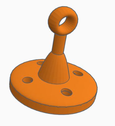 Universal Ceiling Mount/Holder by 3dMike | Download free STL model ...