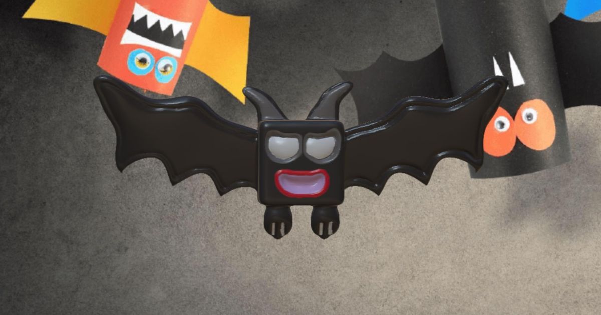 Square Halloween Bat by Primewelder | Download free STL model ...