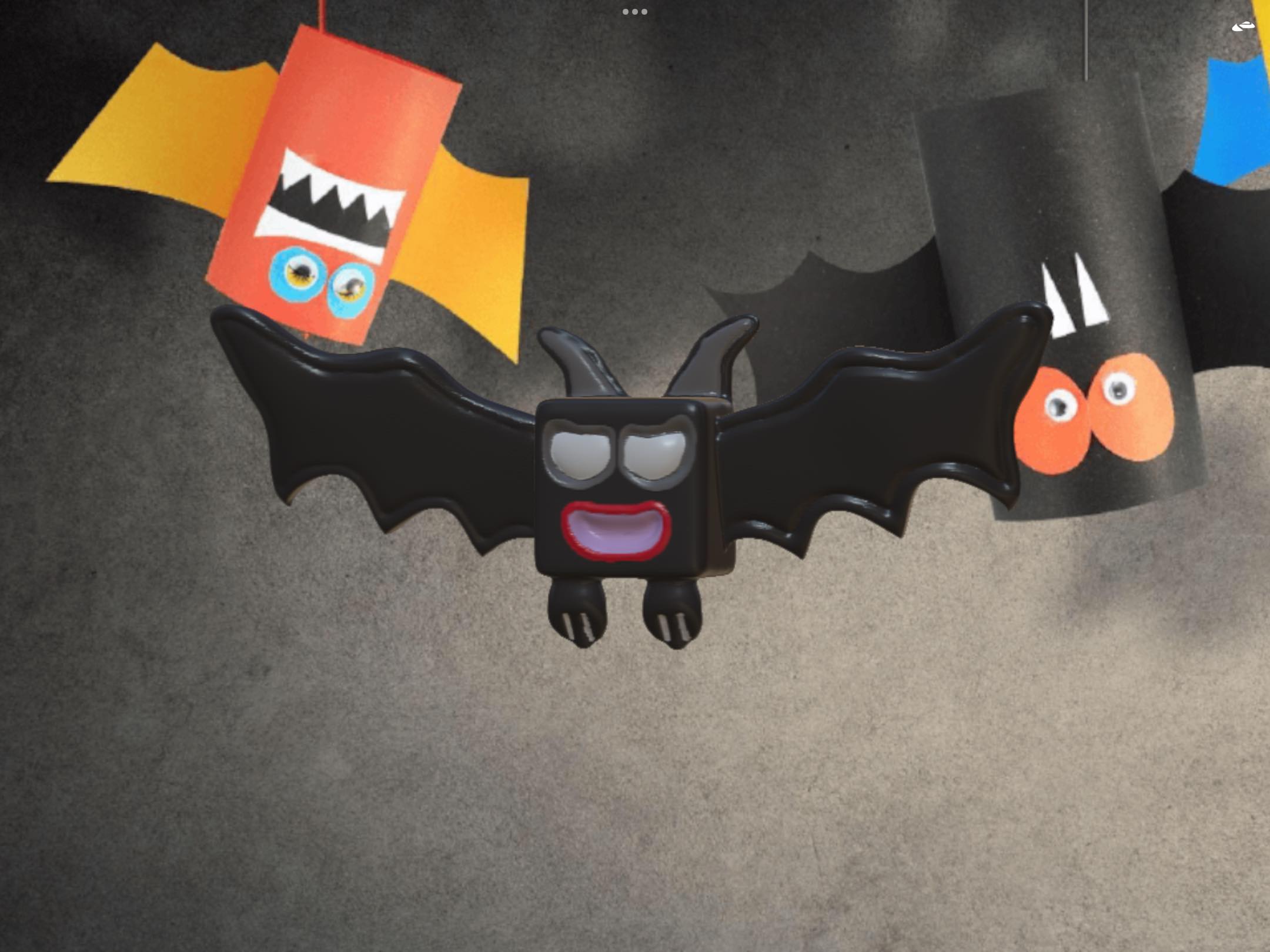 Square Halloween Bat by Primewelder | Download free STL model ...
