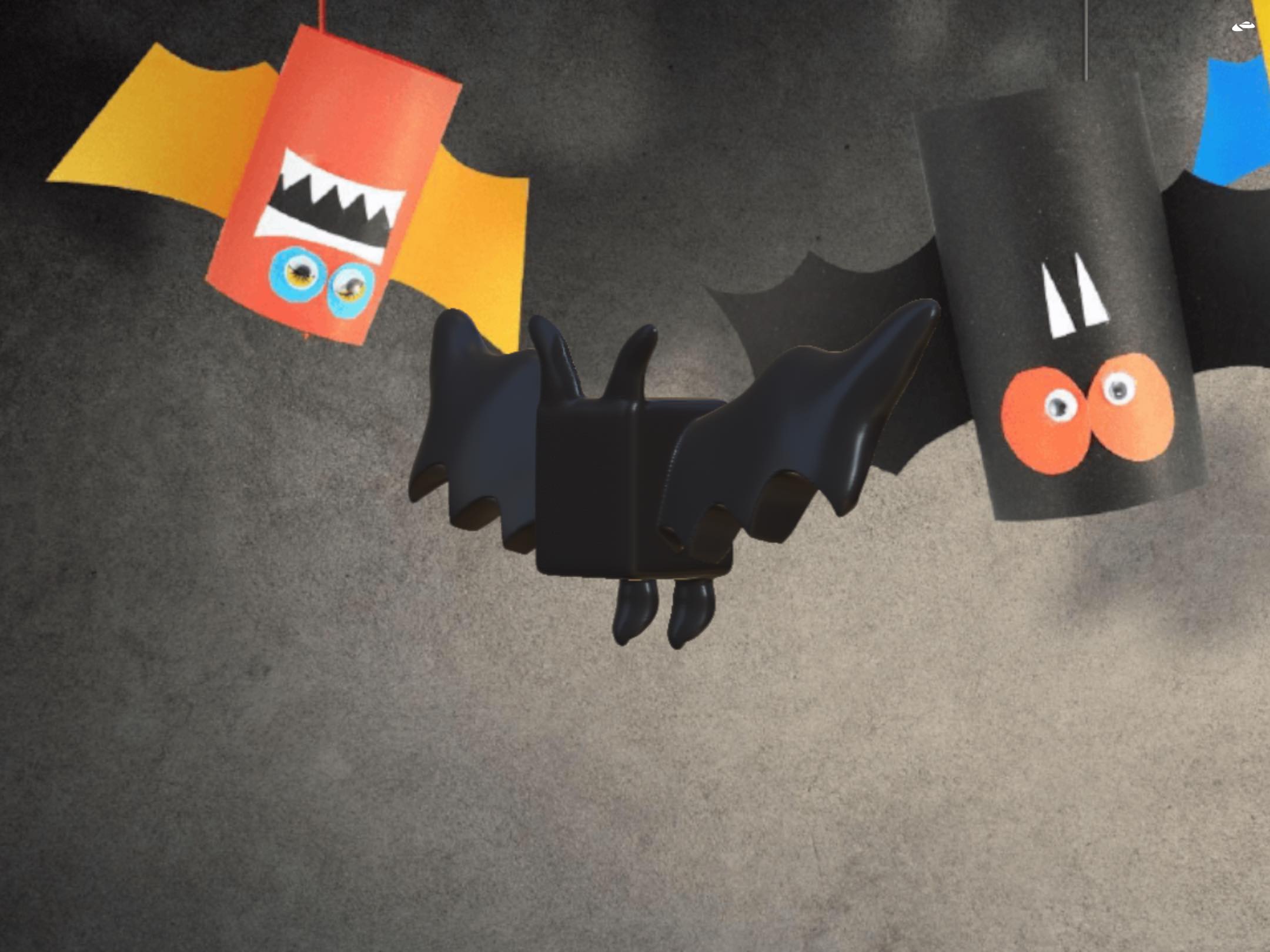 Square Halloween Bat by Primewelder | Download free STL model ...