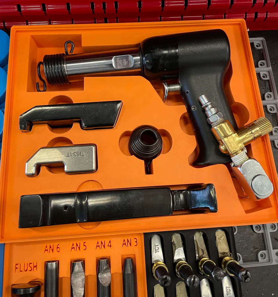 Rivet Gun Gridfinity Tray by Bnut157 | Download free STL model ...