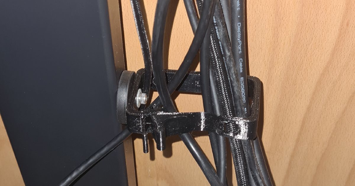 Cable Collector Holder by Ichooorrr | Download free STL model ...