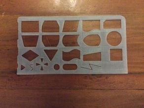 Flow chart stencil by RacingRosso | Download free STL model ...