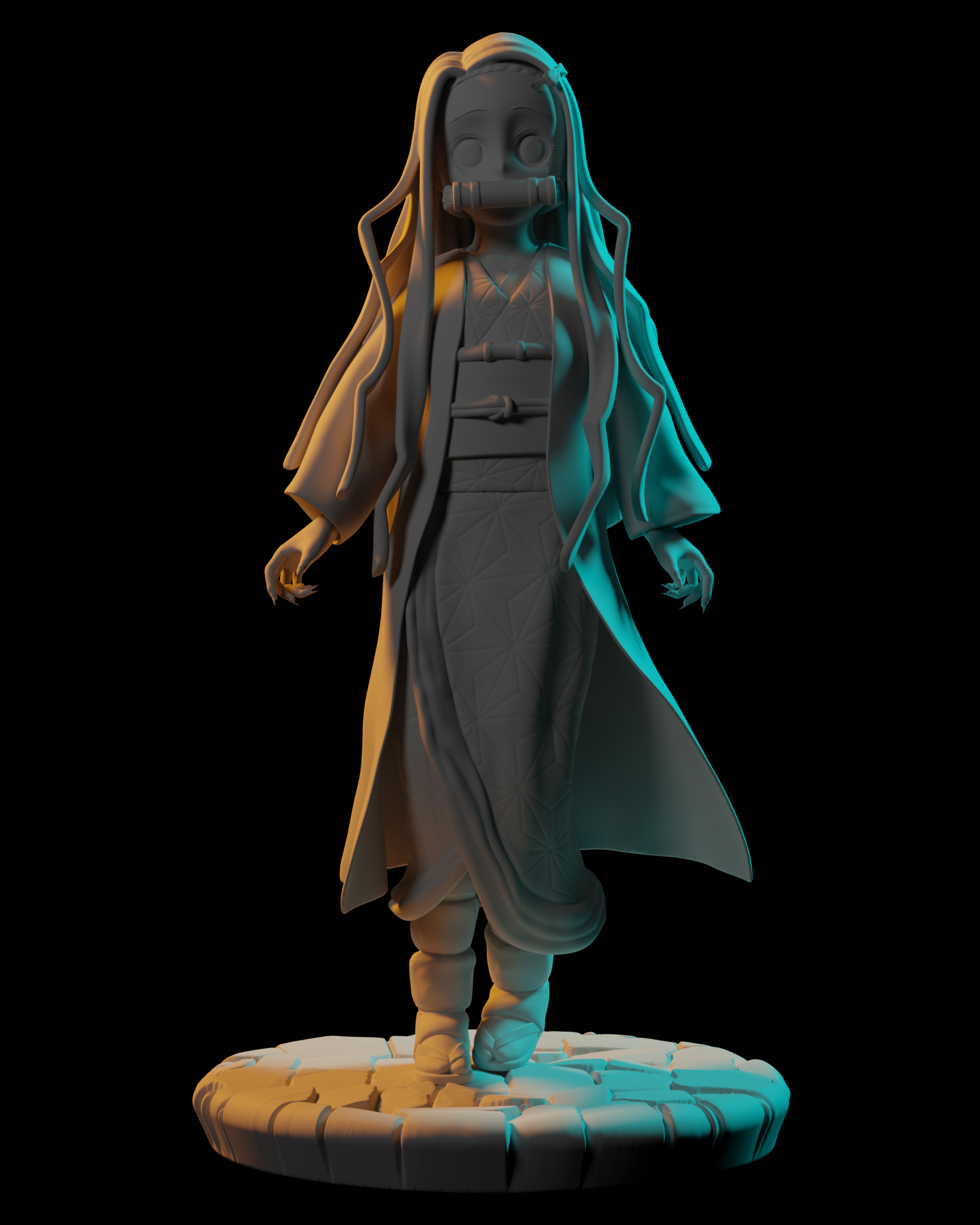 Nezuko Pose by White Owl Studios | Download free STL model | Printables.com