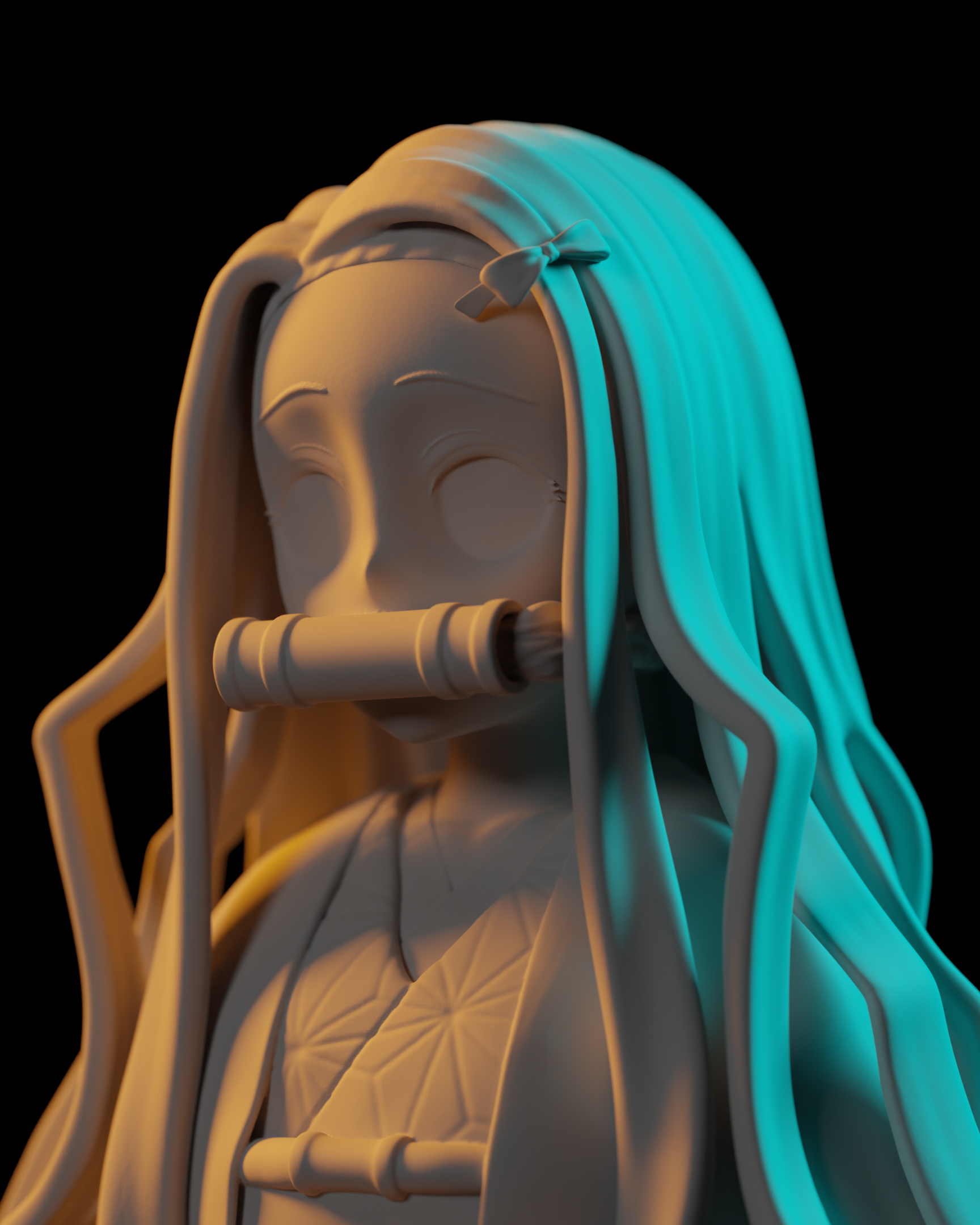 Nezuko Pose by White Owl Studios | Download free STL model | Printables.com