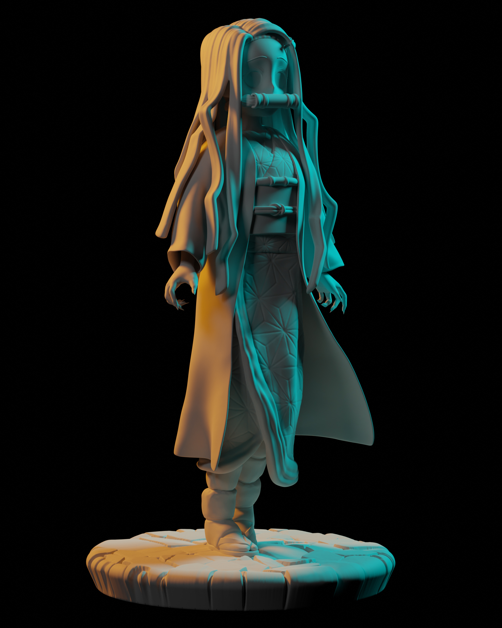 Nezuko Pose by White Owl Studios | Download free STL model | Printables.com