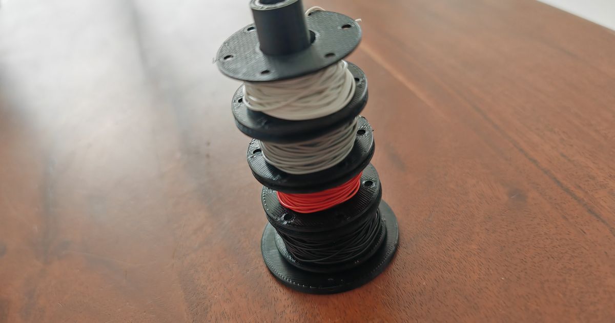 mini cable spool by dg fpv | Download free STL model | Printables.com