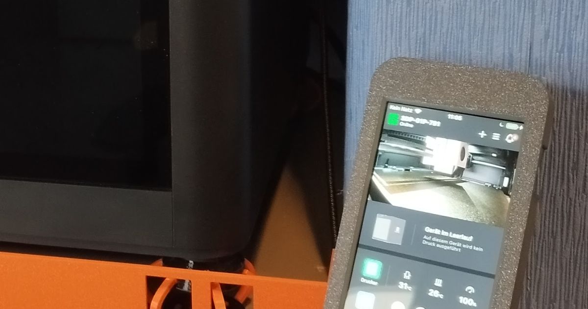 BambuLab P1S iPhone Case_Wall_mount by Patrick Black | Download free ...