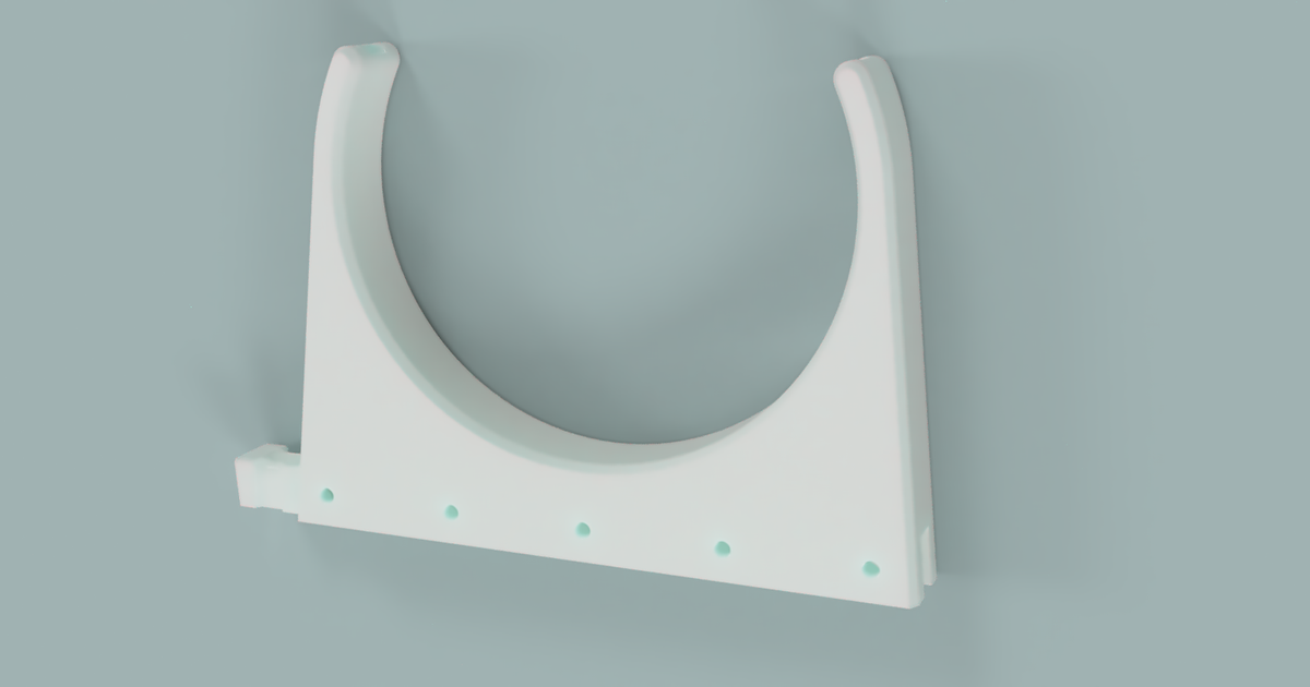 Cable loop with Cable tie retainer by Ebthing | Download free STL model ...