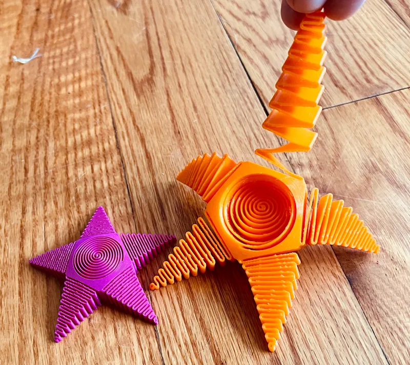 Super flexi star by 3DxDT | Download free STL model | Printables.com