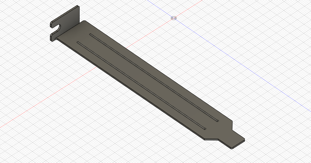 Qube 500 PCI Slot cover by GiraffeLord | Download free STL model ...