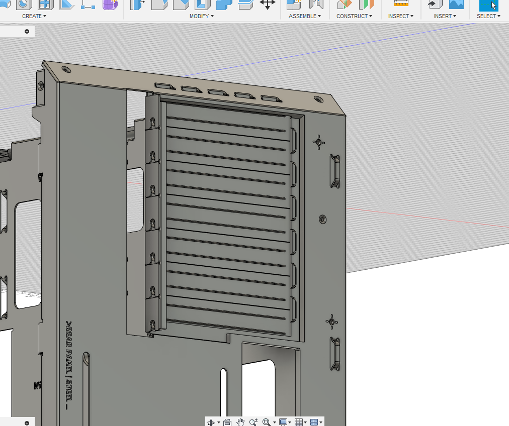 Qube 500 PCI Slot cover by GiraffeLord | Download free STL model ...