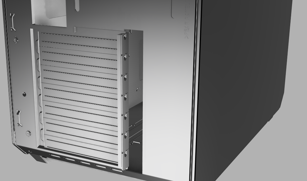 Qube 500 PCI Slot cover by GiraffeLord | Download free STL model ...