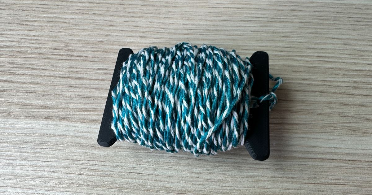 String / Yarn 2D Bobbin by Flascherl Fabrik | Download free STL model ...
