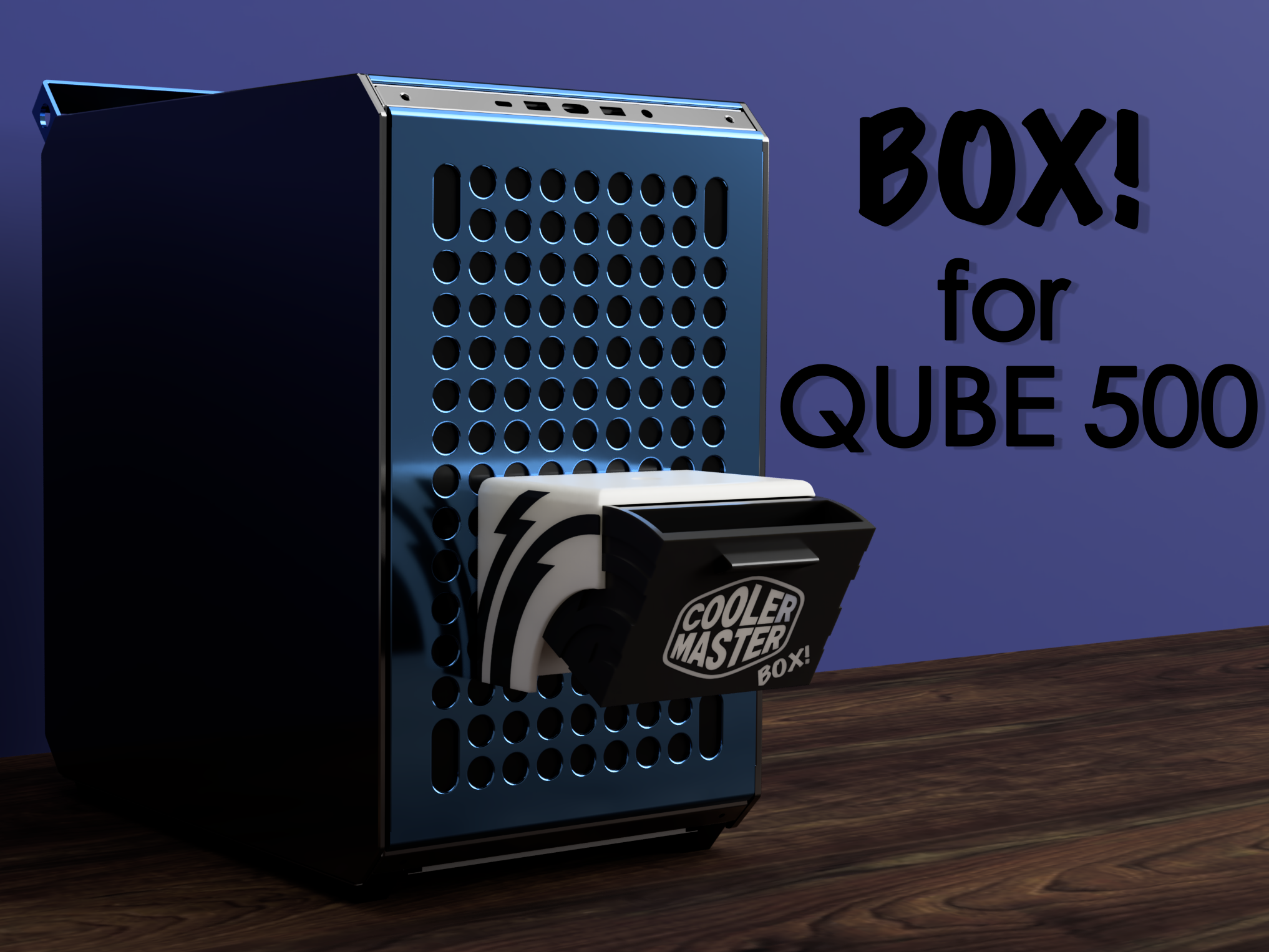 BOX! for Cooler Master Qube 500 by Marek969696 | Download free STL ...