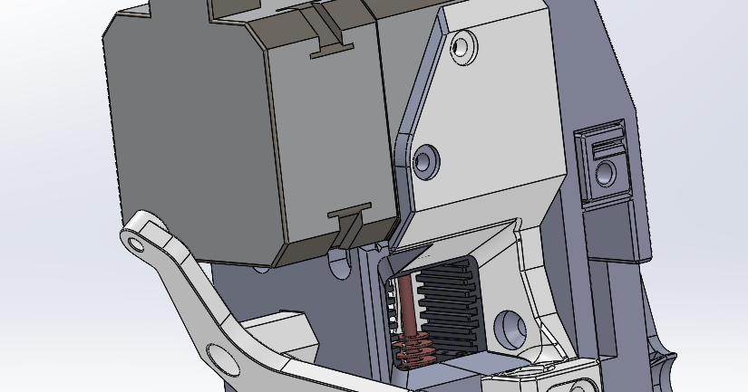 LGX with mosquito for single rail MK3 by Thehead | Download free STL ...