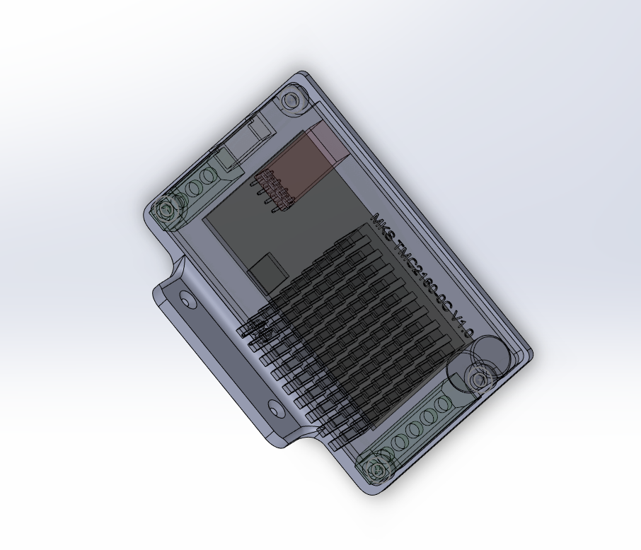 MKS TMC2160 0C vertical DINrail Mount by PlasticPusher | Download free ...