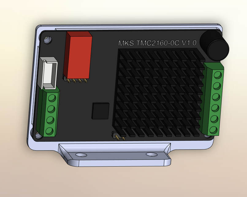 MKS TMC2160 0C vertical DINrail Mount by PlasticPusher | Download free ...