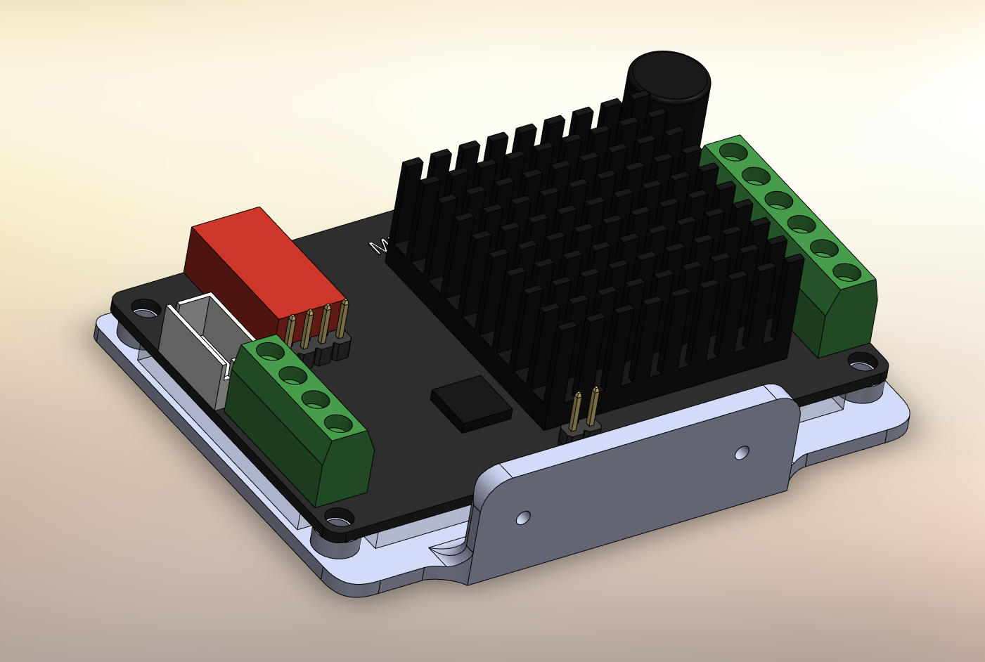 MKS TMC2160 0C vertical DINrail Mount by PlasticPusher | Download free ...