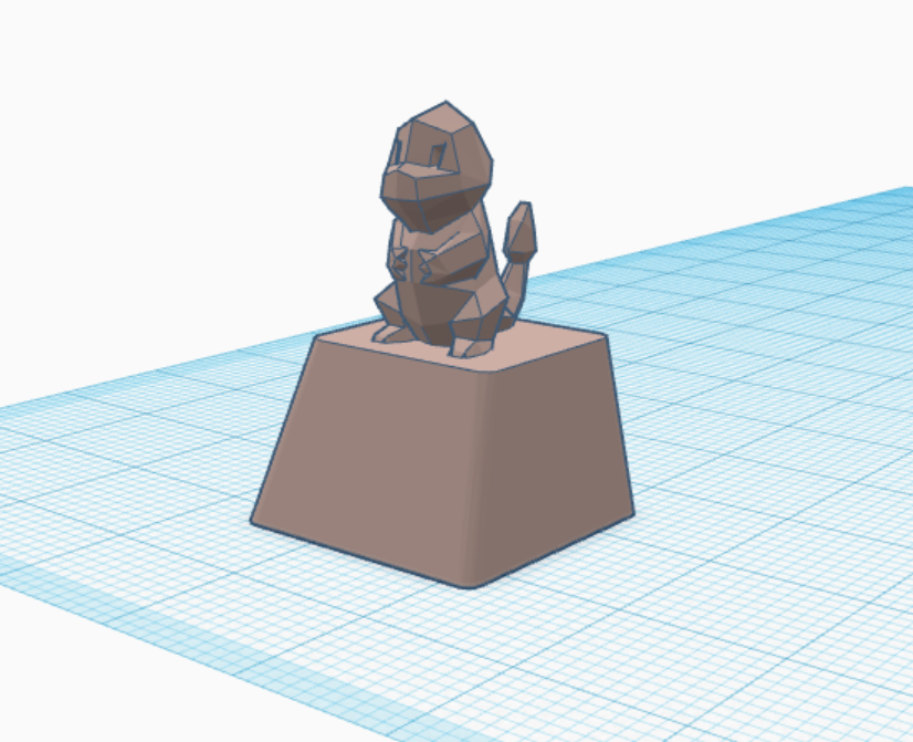 low poly charmander keycap by Jack J | Download free STL model ...