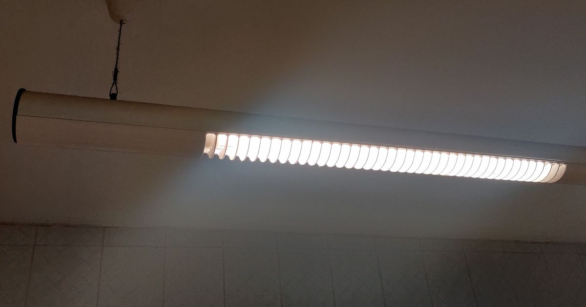 Light Diffuser for Modular Tube Lighting by Conrad | Download free STL ...