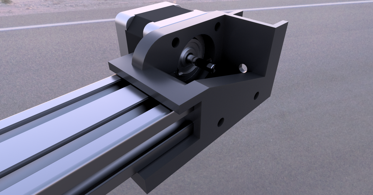 Y-Axis Stepper Mount 2040 Extrusion (Perfect for Ender Extender) by ...