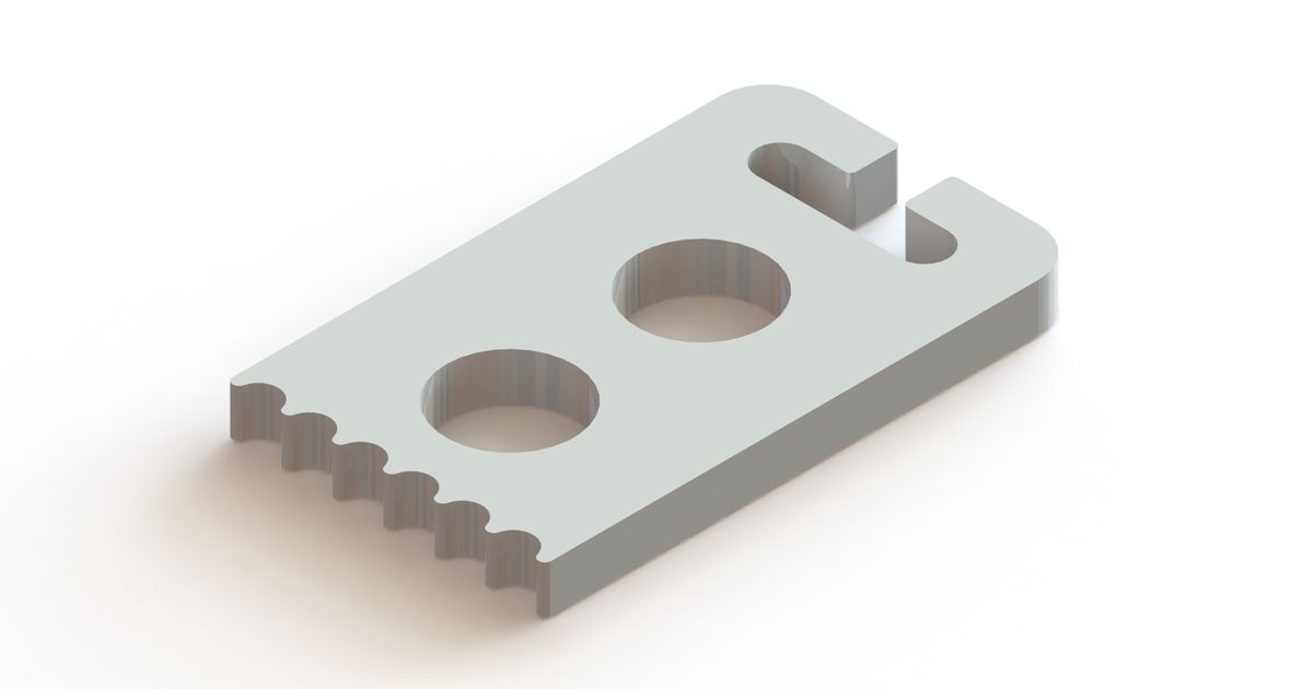 Elastic Lace Anchor Clips (xpand) by WillyCKH | Download free STL model ...