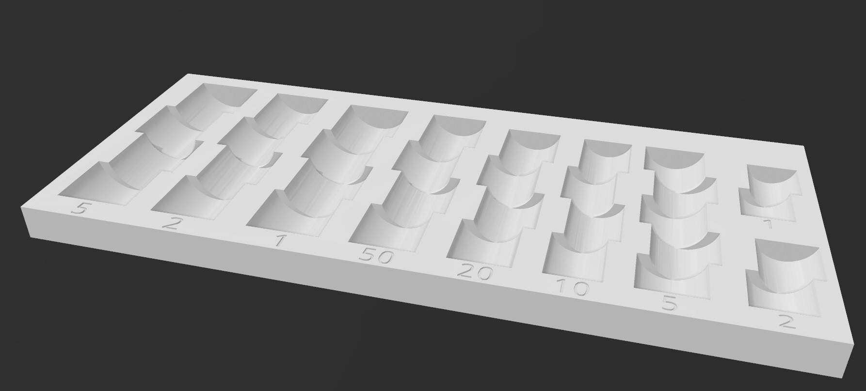 Coin tray for Polish zloty PLN by SPC | Download free STL model ...