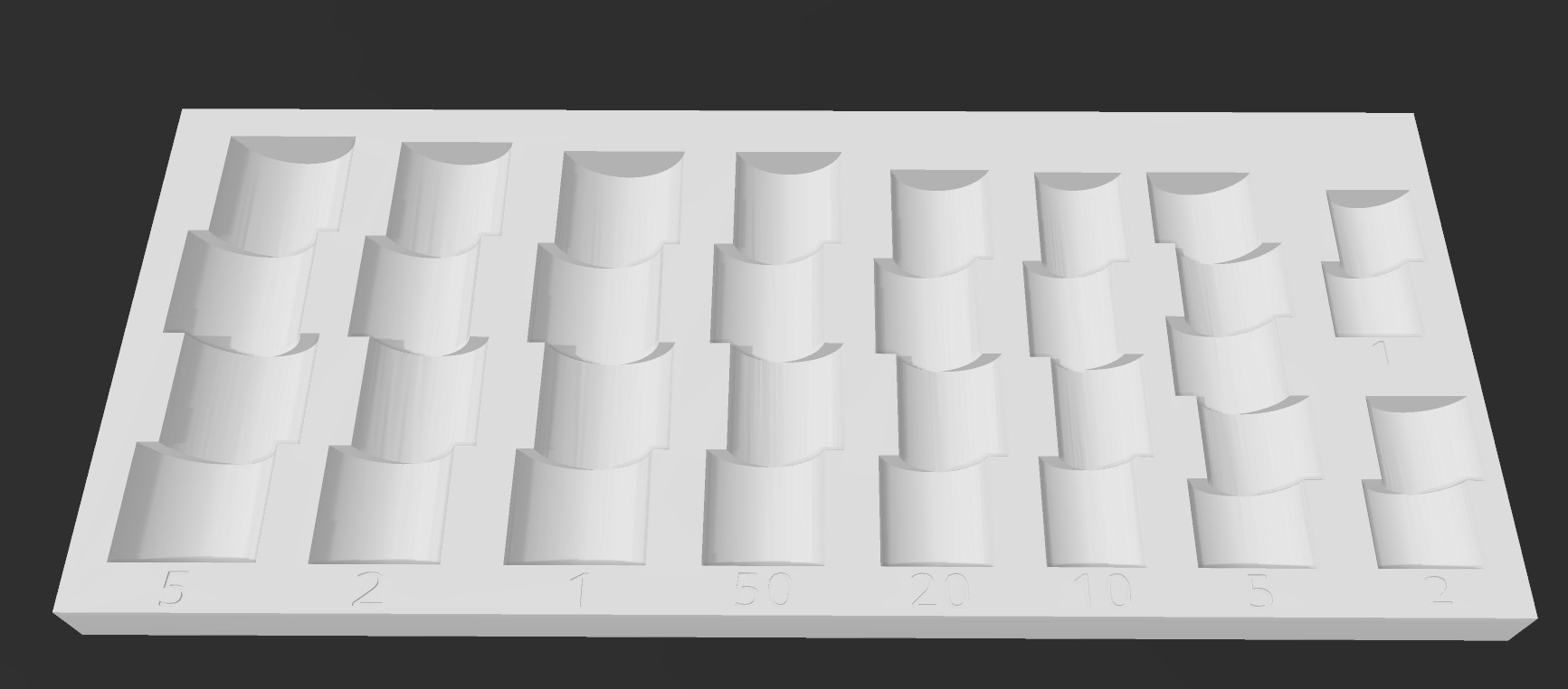 Coin tray for Polish zloty PLN by SPC | Download free STL model ...