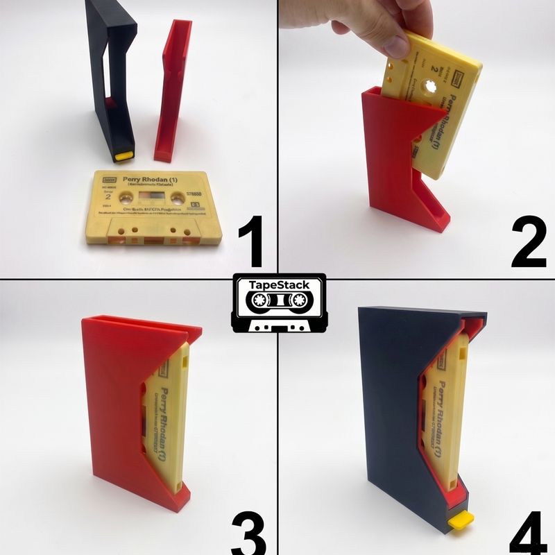 TapeStack TAPE SLED - The tape rack with PUSH-TO-PICK FUNction by ...