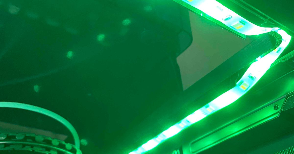 Addon for 10 mm lightstrip by Yeello | Download free STL model ...