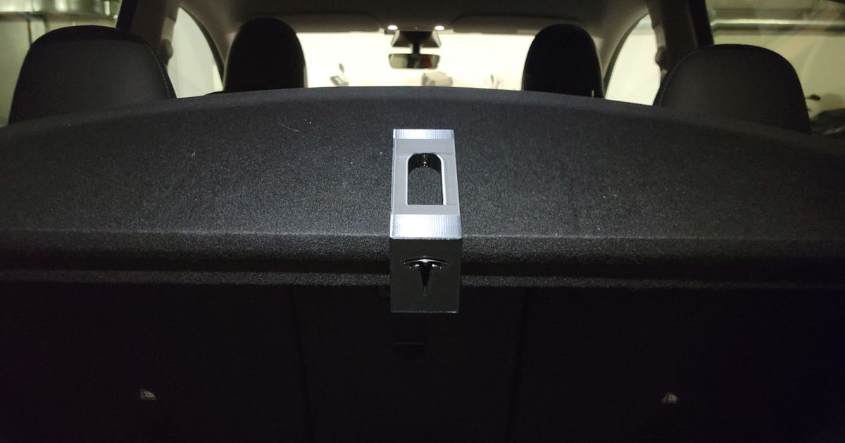 Rear deck clamp for TESLA model Y by Brounch | Download free STL model ...