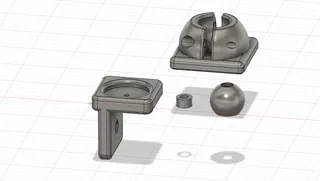 AXIS P12 series magnetic camera mount by JPMakesStuff | Download free ...