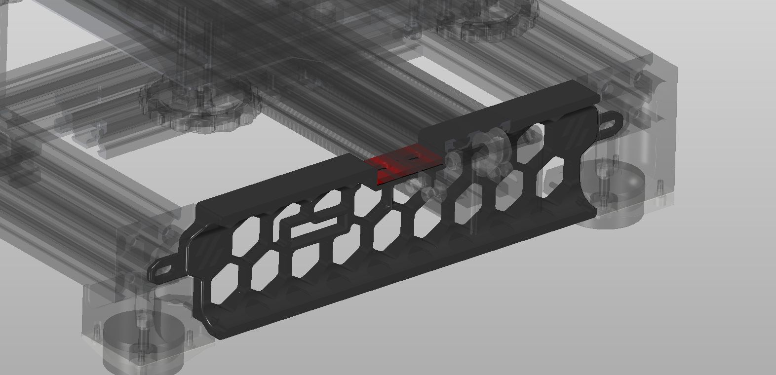distance between 4040 profile and Trident-voron front panel, for ender3 ...
