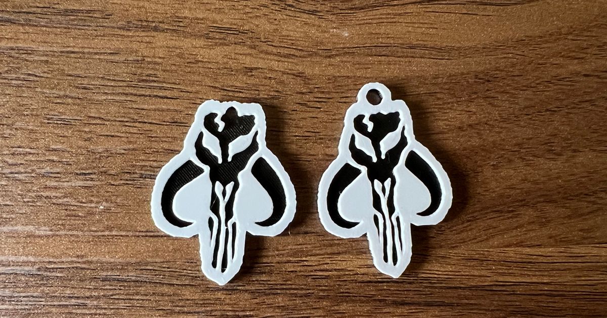 Mandalorian Insignia Keychain by Connor Adams | Download free STL model ...