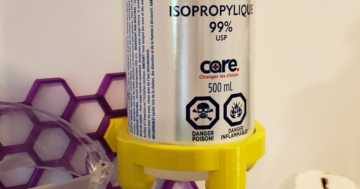 HSW Spraycan/IPA bottle holder by Drexoll | Download free STL model ...