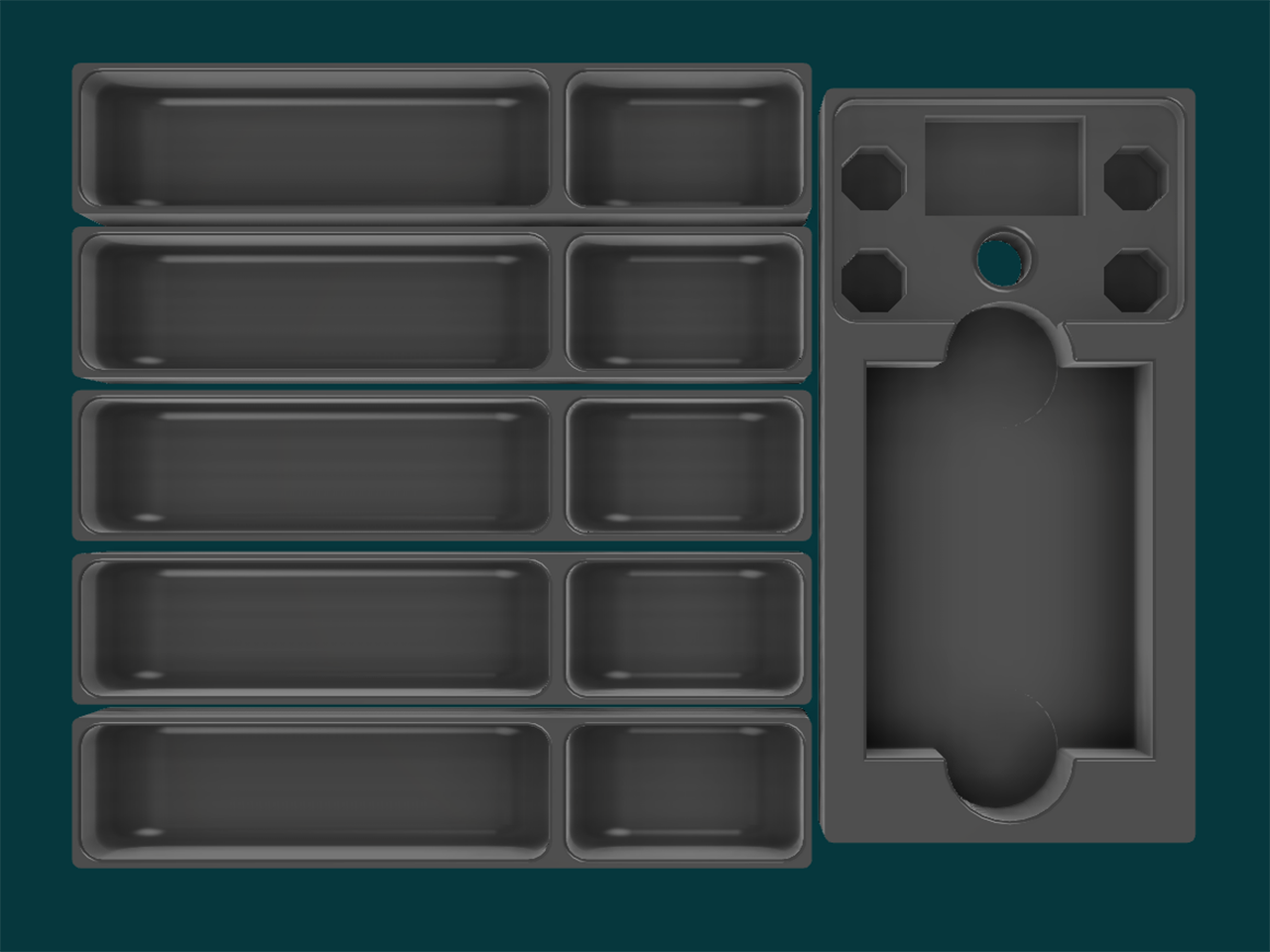 Cryptid Board Game Insert by vzom | Download free STL model | Printables.com