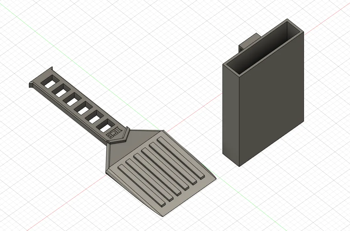 ICE SCRAPER WITH HOOKED HOLDER / ICE REMOVER CAR ACCESSORY by Maks3D ...
