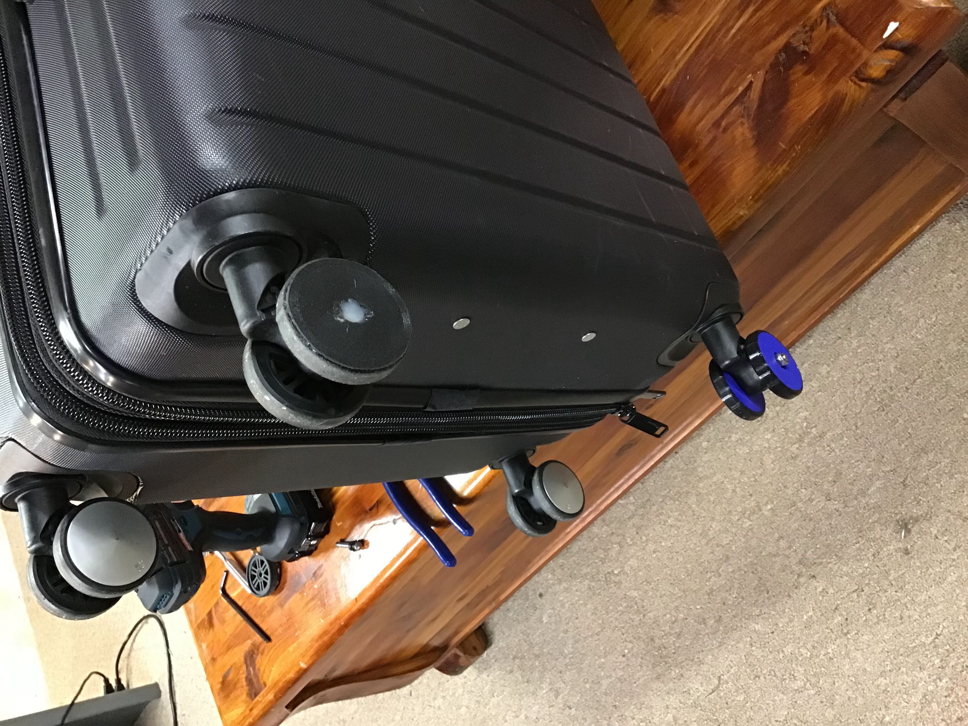 Suitcase Wheels for an "it" Suitecase by electrical_ingenuity ...