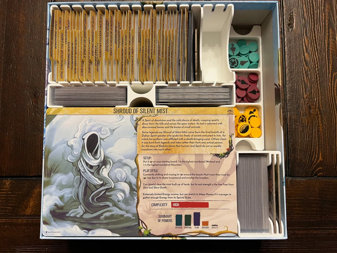 Spirit Island Insert / Organizer - Holds All Expansions Through Nature ...