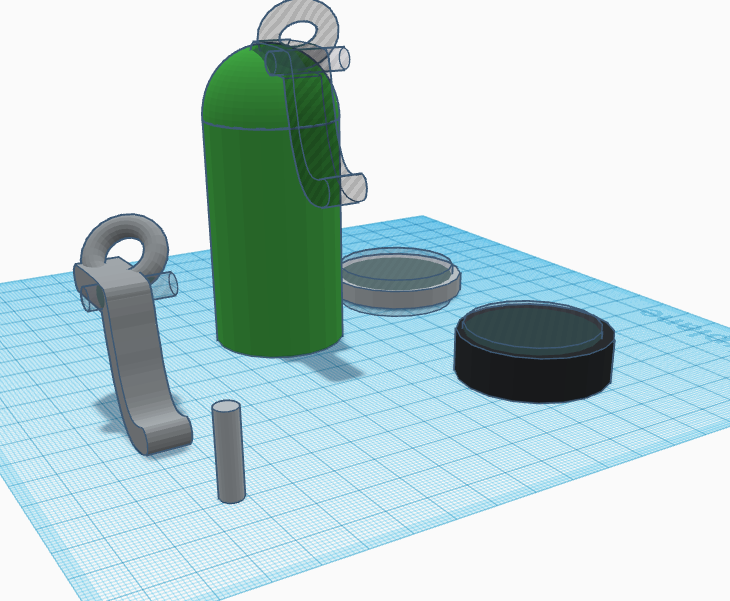 Grenade(pull pin with) by Jacob.R | Download free STL model ...