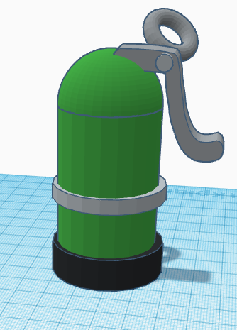 Grenade(pull pin with) by Jacob.R | Download free STL model ...