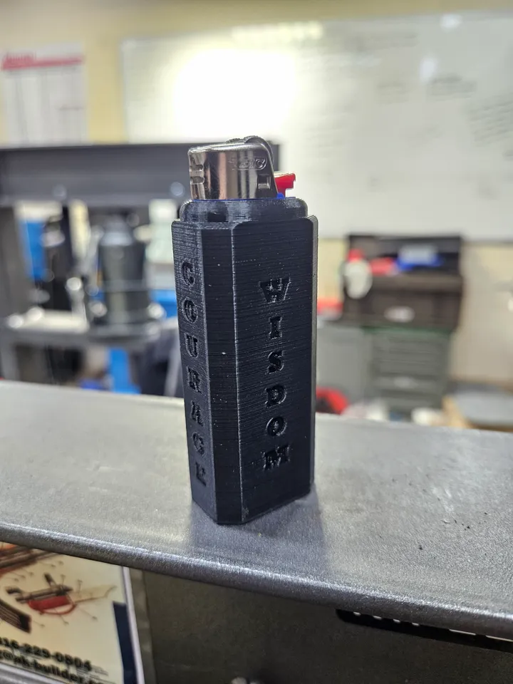 Basic Bic Lighter Sleeve / Case (STEP Included) by WW Tech. | Download ...