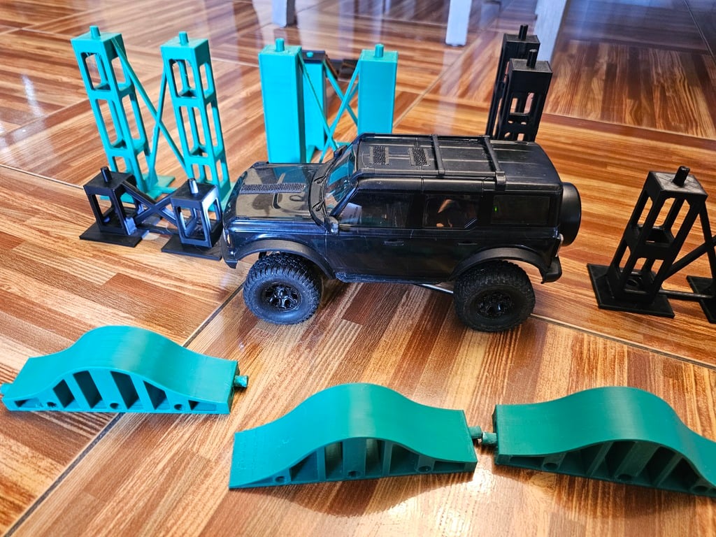 1/18th scale crawler bridge by aiye | Download free STL model ...