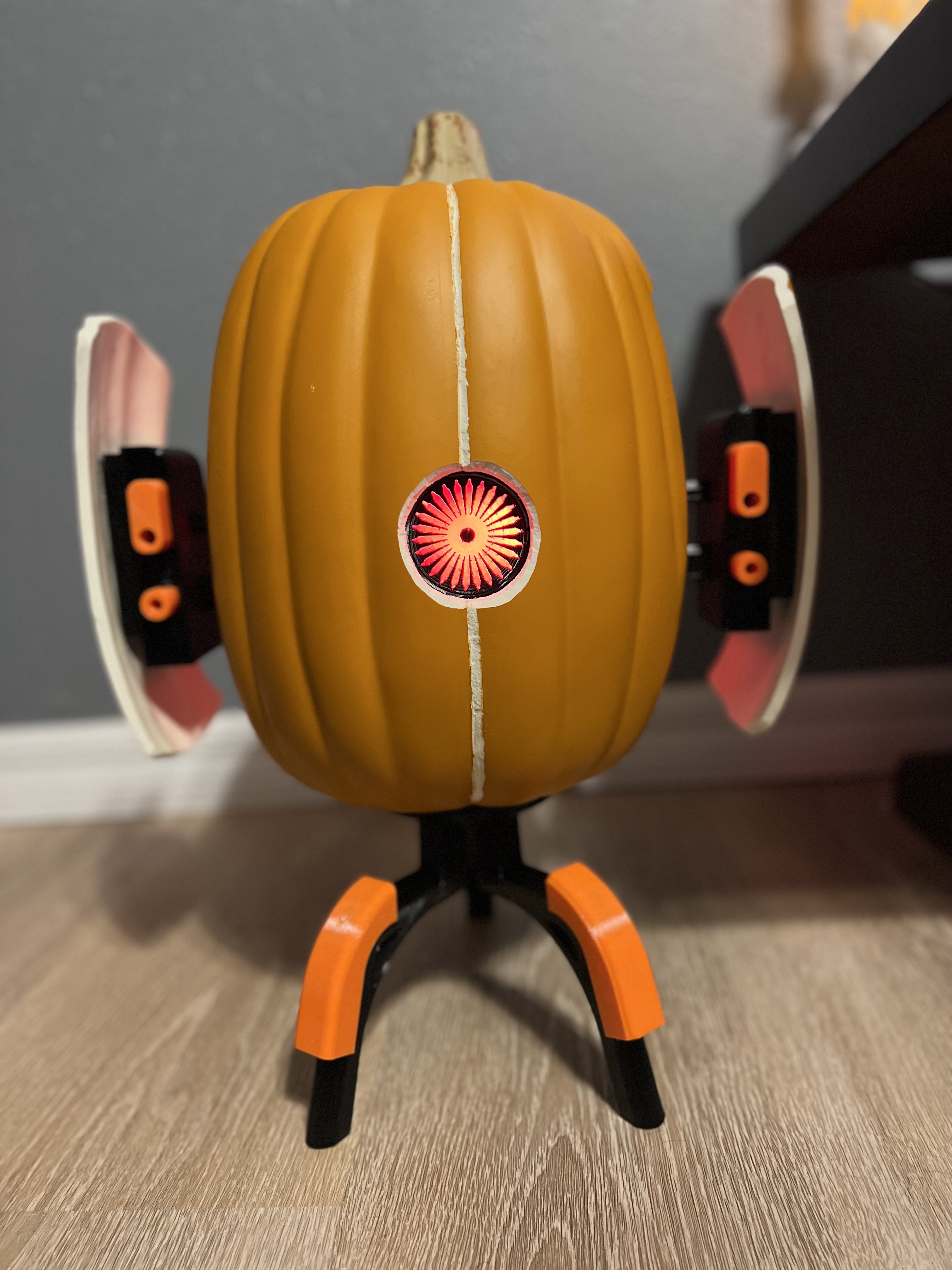 Portal Turret Pumpkin (Modified Eye Piece) by HollaDaywalker | Download ...