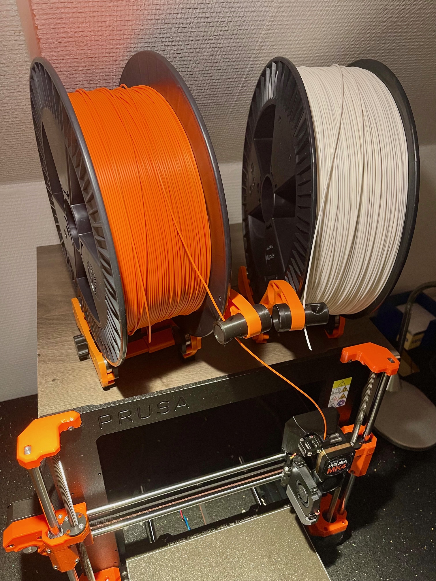 Spool holder safety extension with filament guide by vmLOGIC | Download ...