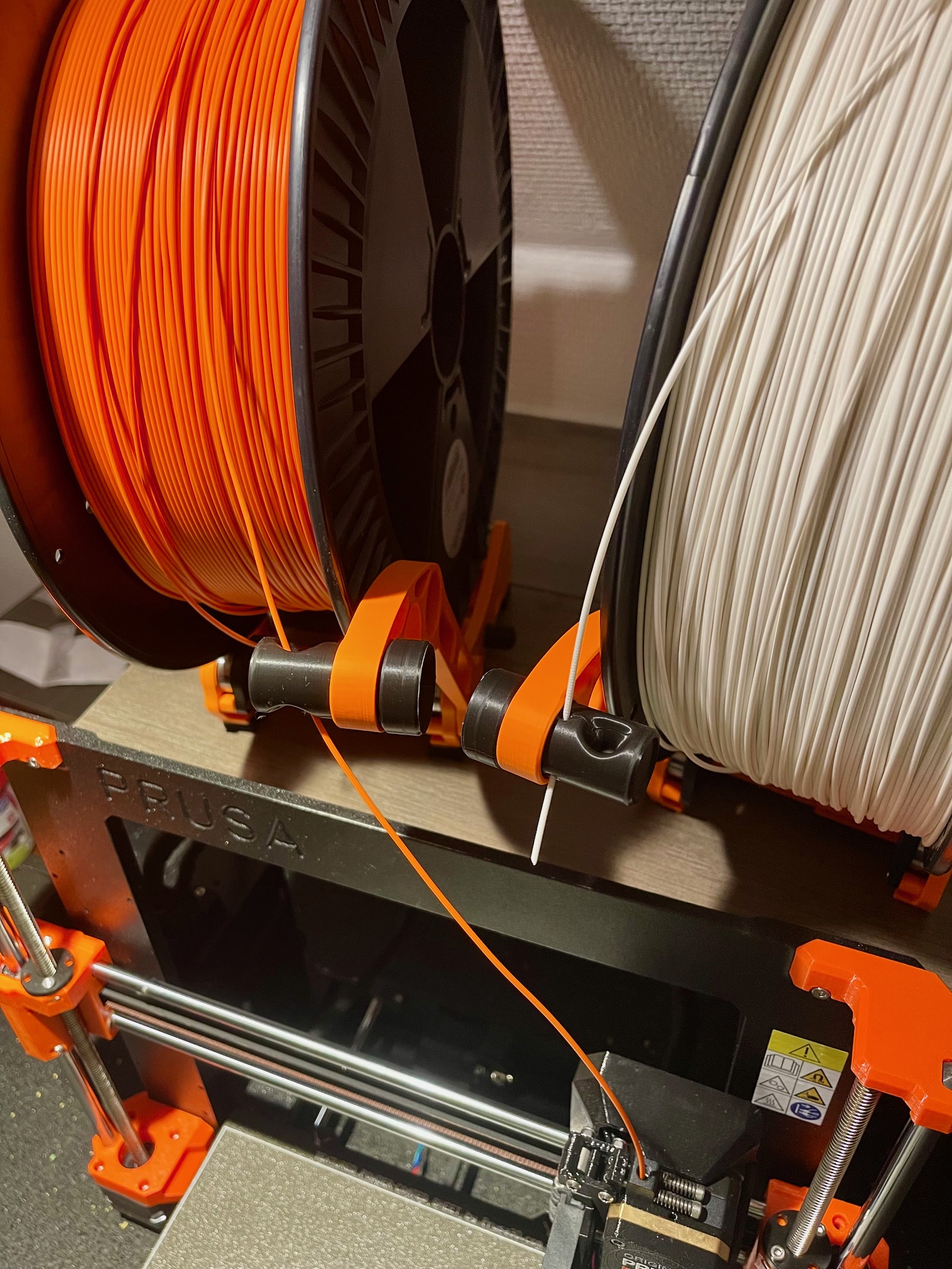 Spool holder safety extension with filament guide by vmLOGIC | Download ...