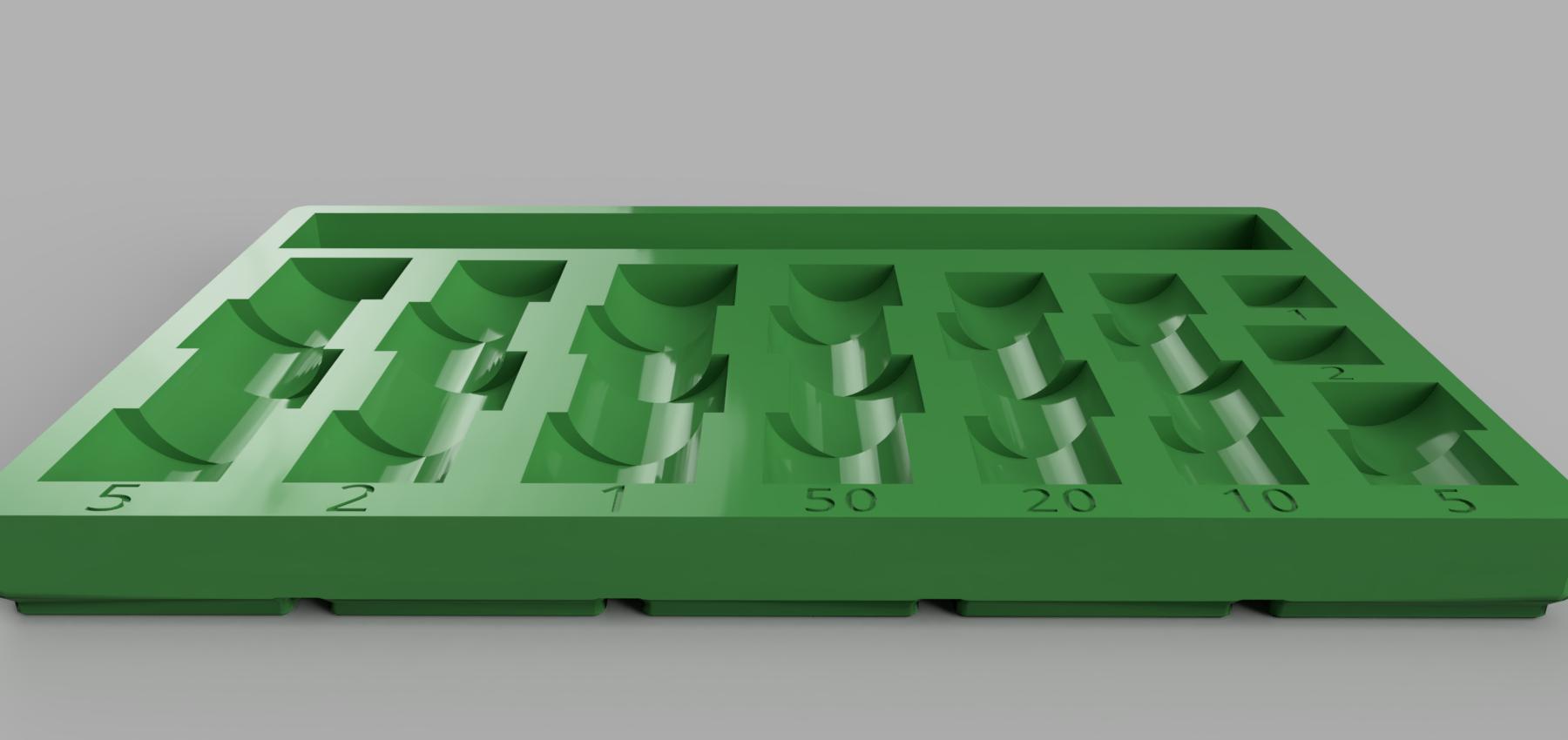 Gridfinity Polish zloty PLN coin tray 5x3 by SPC | Download free STL ...