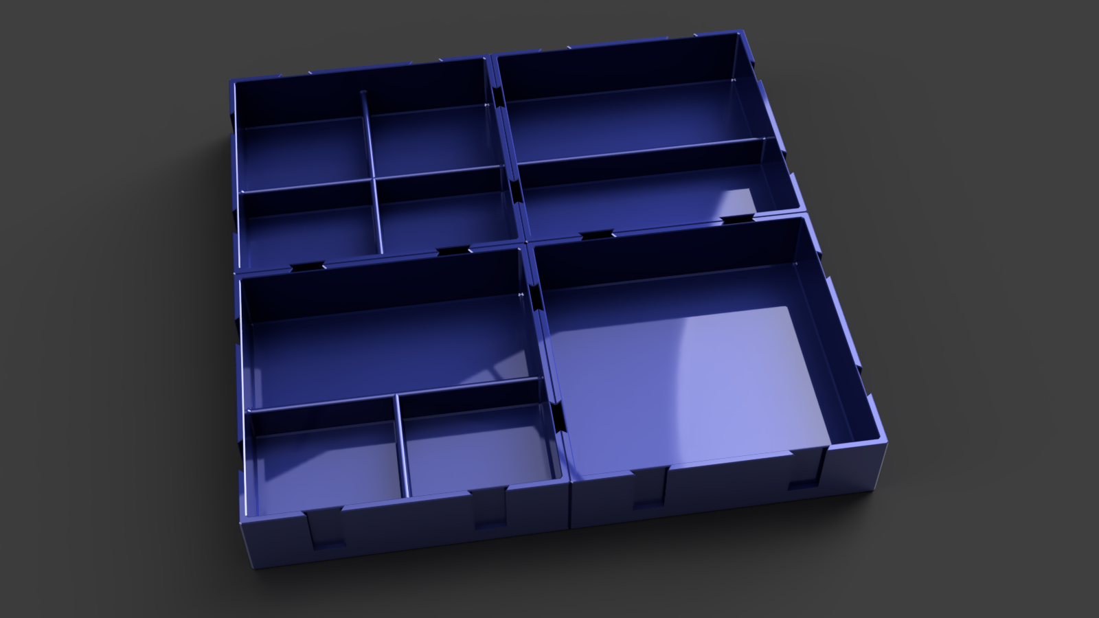 Catch-All Trays / Desk organizer 75mm by Mike | Download free STL model ...