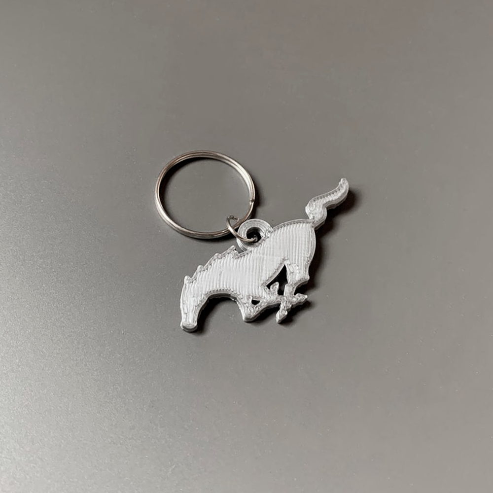 Mustang Keychain by Janeo | Download free STL model | Printables.com